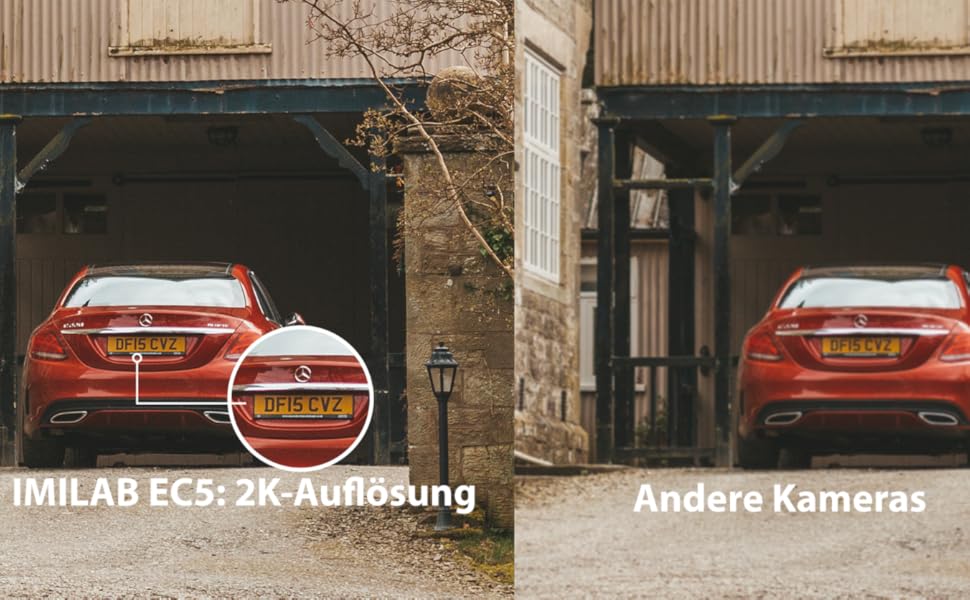 Überwachungskamera für den Außenbereich IMILAB EC5, 2K Spycam, intelligente Bewegungserkennung ...