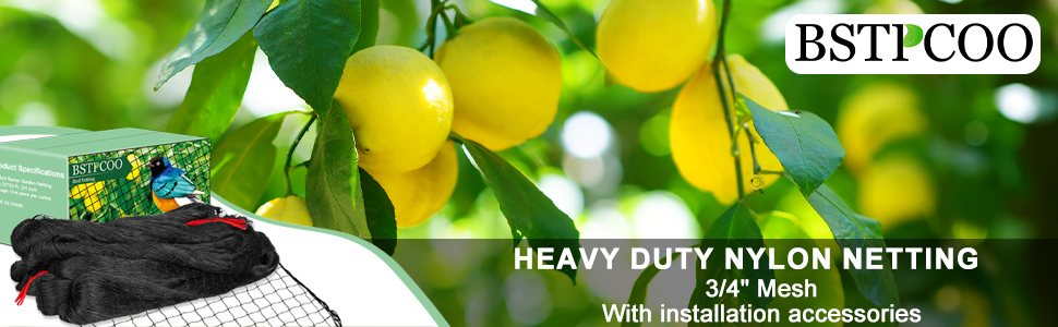 Amazon.com: BSTPCOO 25'x25' Bird Netting for Chicken Coop, Nylon 3/4" Mesh Poultry Netting ...