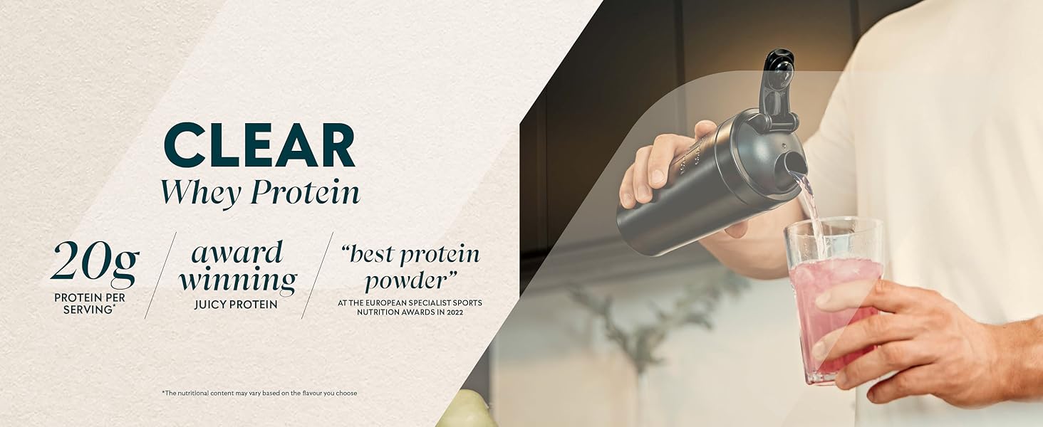 Myprotein Clear Whey Isolate Protein Powder - Peach Tea - 244g - 10 Servings : Amazon.co.uk ...