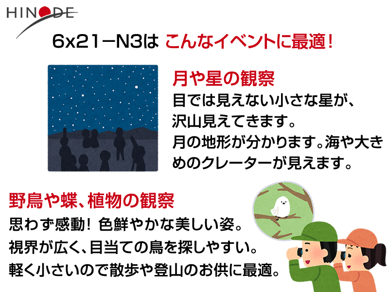 Amazon | 双眼鏡 ヒノデ 6x21－N3 観劇 ミュージカル オペラグラス 歌舞伎 スポーツ観戦 野球 サッカー フィギュア バスケ (ピンク) | 双眼鏡 通販