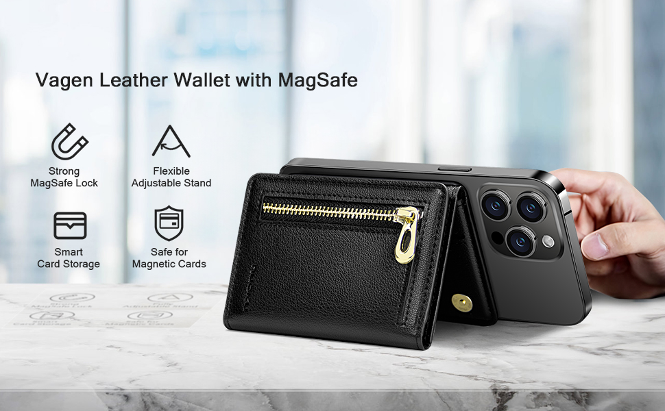 Amazon.com: nuoku Intended for Magsafe Wallet for iPhone 14 Pro Max/14 Pro/14 Plus/14 and 13/12 ...