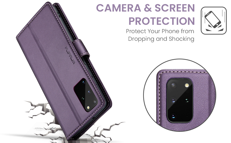 Amazon.com: FLIPALM for Samsung Galaxy S20+/S20 Plus 6.7" Wallet Case with RFID Blocking Credit ...