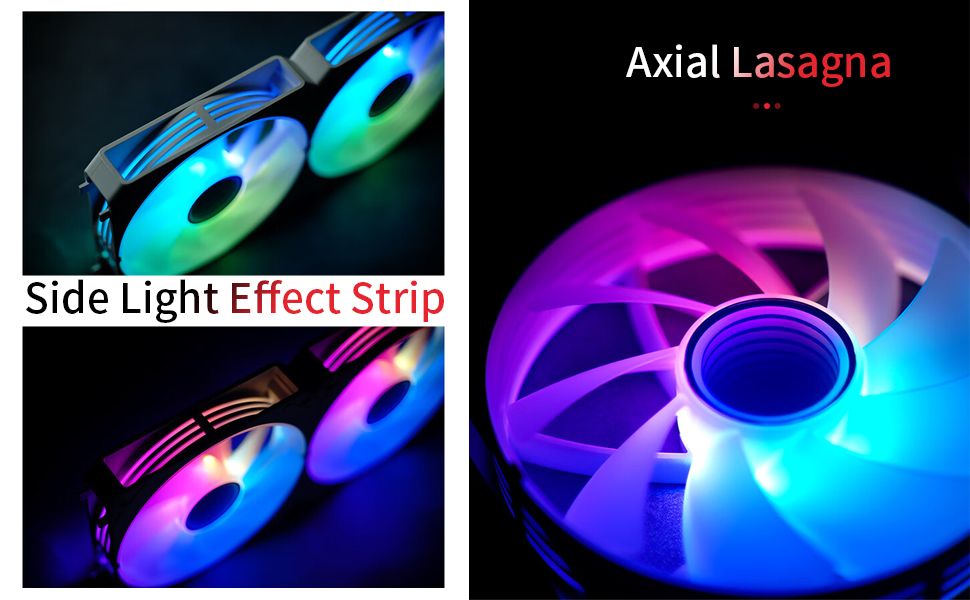 Amazon.com: SAMA 120mm ARGB PC Case Fans, 4-Pack RGB Gaming With 5V 3-Pin Addressable Lighting ...