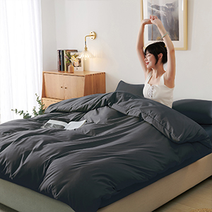 Amazon｜HOdo Home 掛け布団カバー セミダブル オールシーズン 布団カバー 肌にやさしい ピーチスキン加工 通気速乾 抗菌防臭 静電気防止 丸洗いOK 着脱簡単 ふとんカバー ...