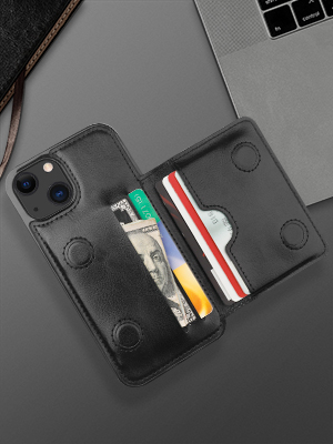 Amazon.com: KIHUWEY Compatible with iPhone 14 Wallet Case Credit Card Holder, Premium Leather ...