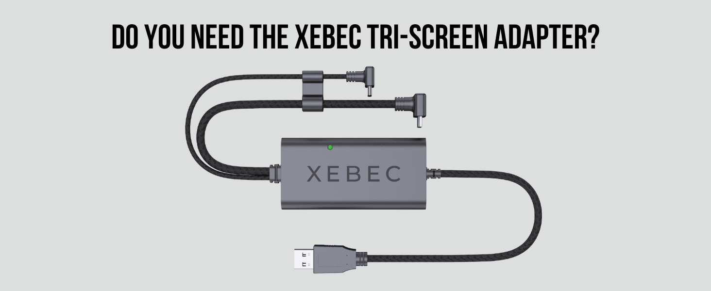 Amazon.com: Xebec Tri-Screen 2 + AirStand Bundle | Triple Laptop Monitor Extender (10.1" Full HD ...