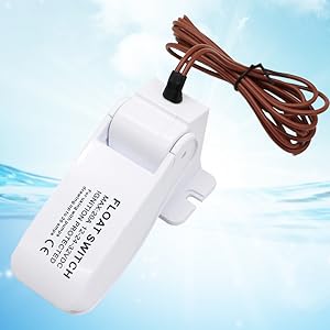 Amazon.com : AIRTAK Automatic Bilge Pump Floating Switch, DC 12V 24V, Floating Switch Bilge ...