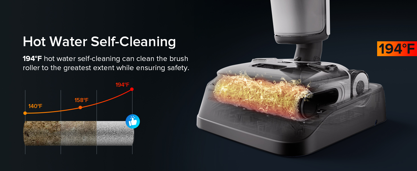 Amazon.com: roborock F25 ACE Wet Dry Vacuum Cleaner, Cordless Vacuum Mop All in One for Hard ...