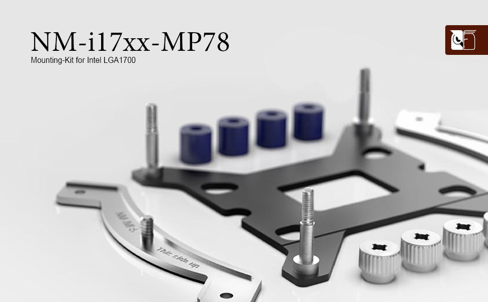 Noctua NM-i17xx-MP78, Mounting Kit for Noctua CPU Coolers on Intel ...