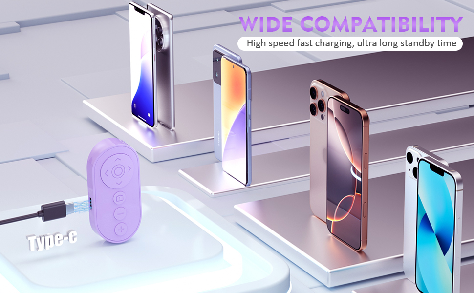 Amazon.com: Wireless Camera Remote Control with Zoom in/Out for Android & iPhone,Versatile ...