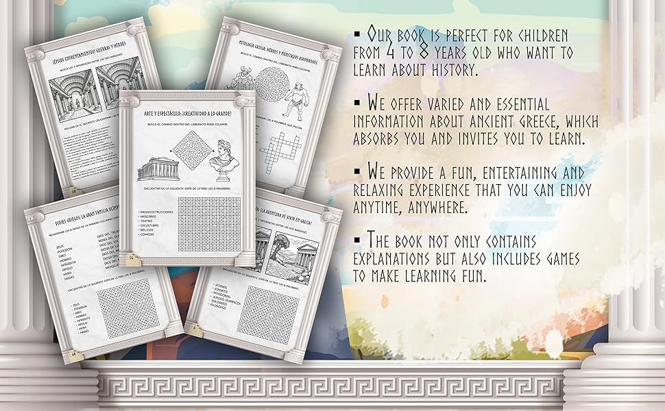 HISTORY FOR KIDS: GREECE – Children's History Book with Activities and Games to Learn About ...