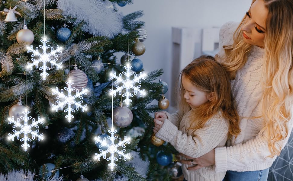 Amazon.com: LYUBASA [Timer] 5Pcs Christmas Window Lights Decorations ...