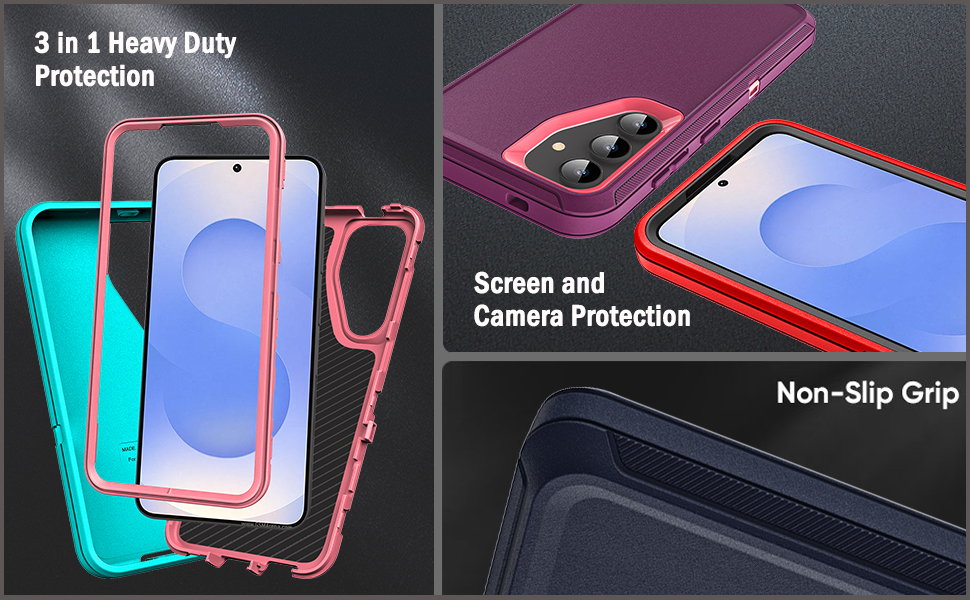 Amazon.com: YKHJKLEC for Samsung Galaxy S25 Case, ONLY, [NOT FIT Galaxy S25 Edge/S25 Plus/S25 ...