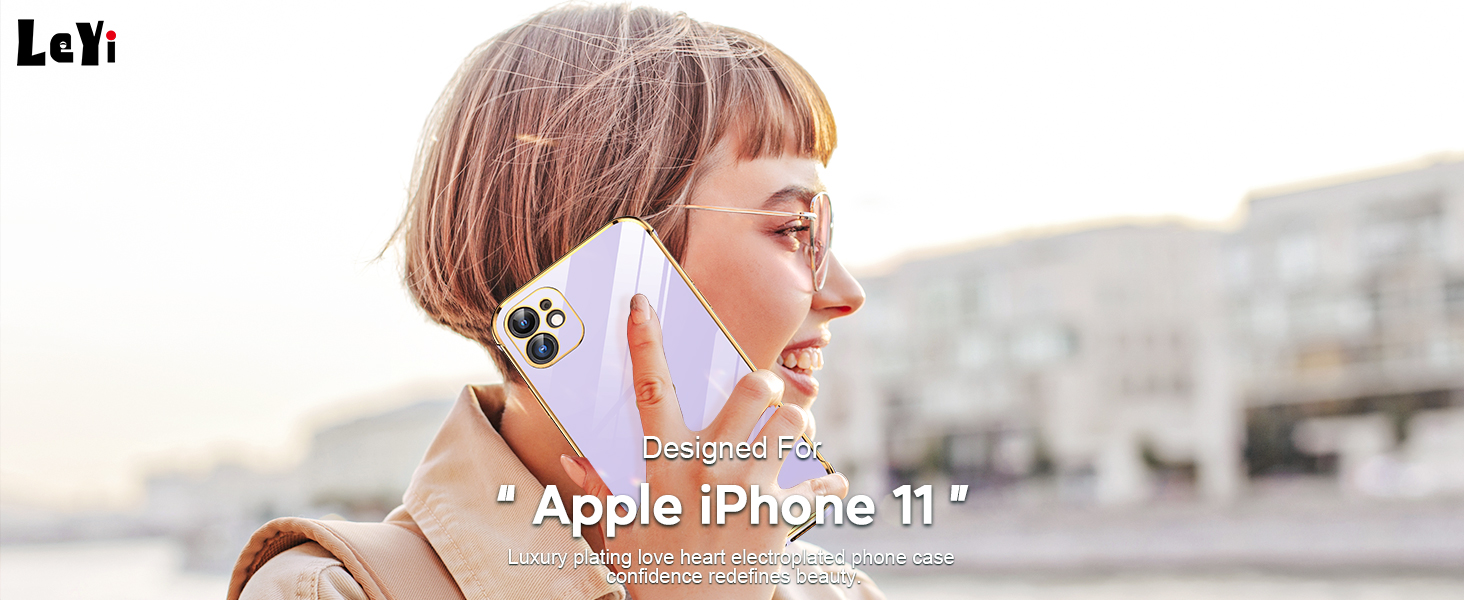 Amazon.com: LeYi for iPhone 11 Case: with Tempered Glass Screen Protector [2 Pack] + Full Camera ...