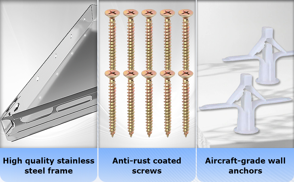 Amazon.com: EXODIOS Floating Corner Shower Bench, 17''x17''x24'' Versatile Versatile Corner ...