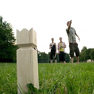 Amazon.com : RHQNG Kubb, Viking Chess Outdoor Clash Toss Yard Game with Carrying Case - Rubber ...