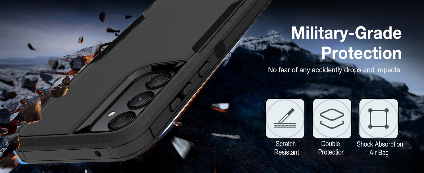 Amazon.com: Dahkoiz for Galaxy A35-5G Case, Samsung A35 Case, [Dustproof Port Cover] [15ft Drop ...