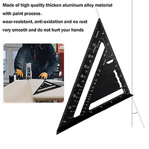 Carpenter Square Tool 7 Inch with Pencil Replacement Pencil Leads ...