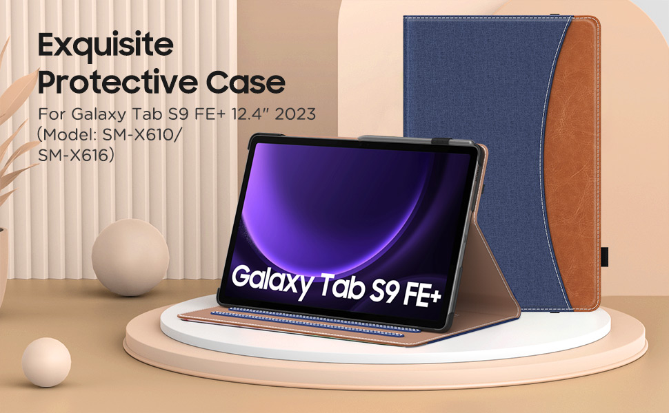 MoKo Case for Samsung Galaxy Tab S9 FE Plus 12.4-Inch 2023 SM-X610/SM ...