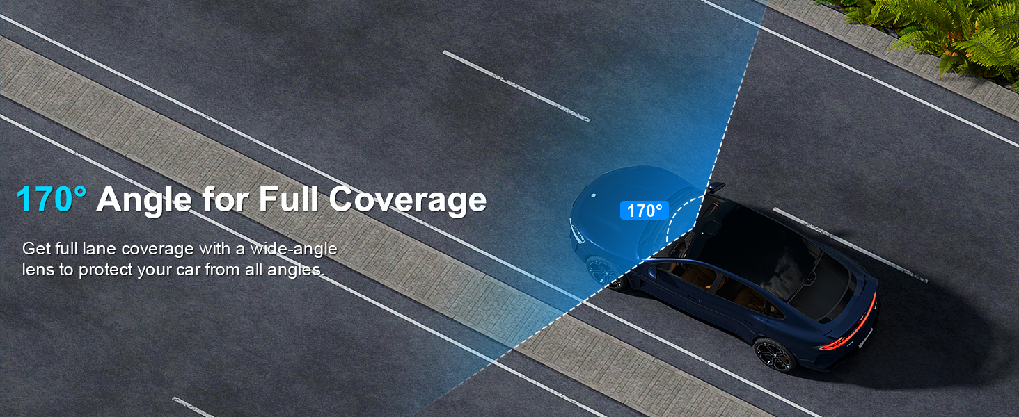 Amazon.com: 4K Dash Cam Front and Rear, Built-in WiFi, 170° Wide Angle, Night Vision, 24H ...