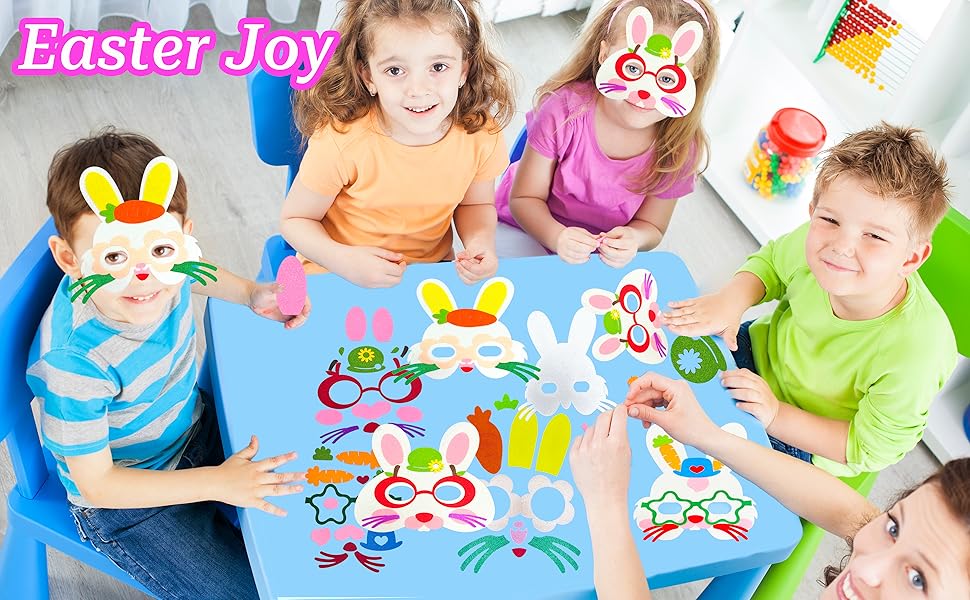 Easter Bunny Mask Craft Kits for Kids Bunny Mask Craft Kits Easter ...