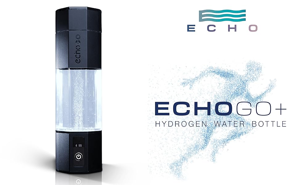 Echo Go+ Hydrogen Water Bottle - Hydrogen Infusion Technology - Rechargeable Water Bottle - SPE ...