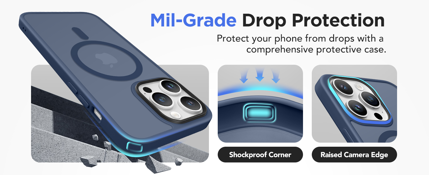 Amazon.com: GONEZ Magnetic for iPhone 13 Pro Max Case,with Screen Protector & Camera Cover ...