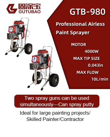 Amazon.com : GUTUBAO 925 Airless Paint Sprayer Kit,High Efficiency ...