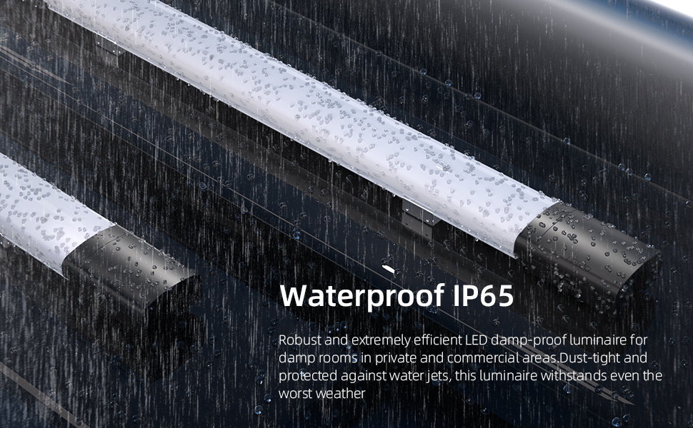 Modlicht Néon LED 150CM Réglette LED Connectée 45W 4950Lumen Blanc Froid 5000K Tube Néon, IP65 ...