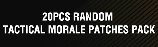 Amazon.com: TACVEL 20Pcs Random Hook and Loop Tactical Patches, Funny Meme Patch Morale Patch ...