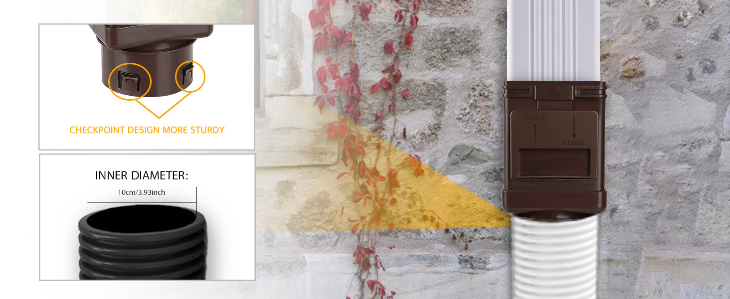 MARKBIT Downspout Filter, Downspout Leaf Filter, Gutter Downspout Guard ...