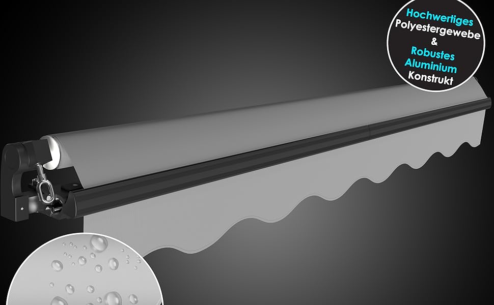 Amazon.de: KESSER® Gelenkarmmarkise Markise Gelenkmarkise 300 x 250cm Terrassenmarkise ...