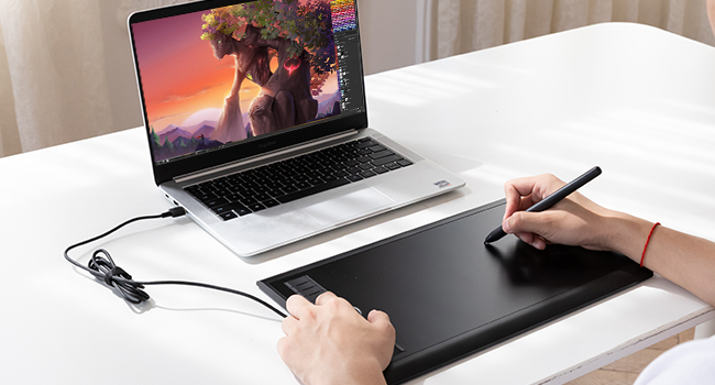 GAOMON M10K PRO 10 Pollici Tavoletta Grafica con Stilo AP32, Tavola Grafica per Disegno ...