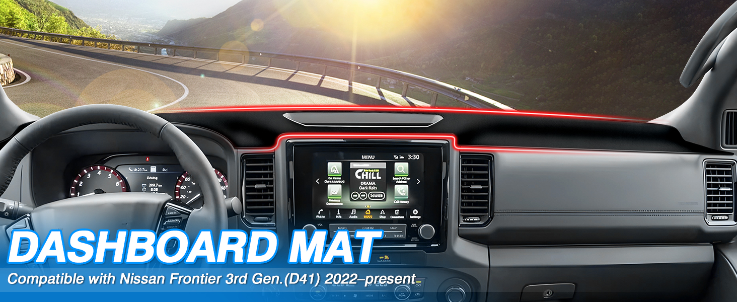 Amazon.com: Cartist Dash Cover Custom Fit for Nissan Frontier 2022-2025 2026 Accessories ...