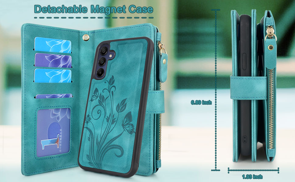 Amazon.com: Lacass Case Wallet for Samsung Galaxy A15 5G, [12 Card Slots] ID Credit Cash Holder ...