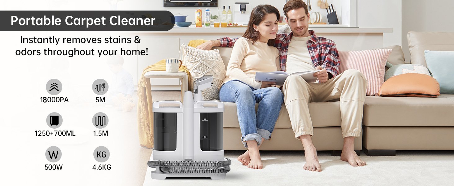 Amazon.com - Carpet Cleaner Machine,Portable Carpet Upholstery Cleaner ...