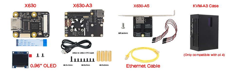 Geekworm Kvm A3 Kit For Raspberry Pi 4 Open Source Kvm Over Ip Support