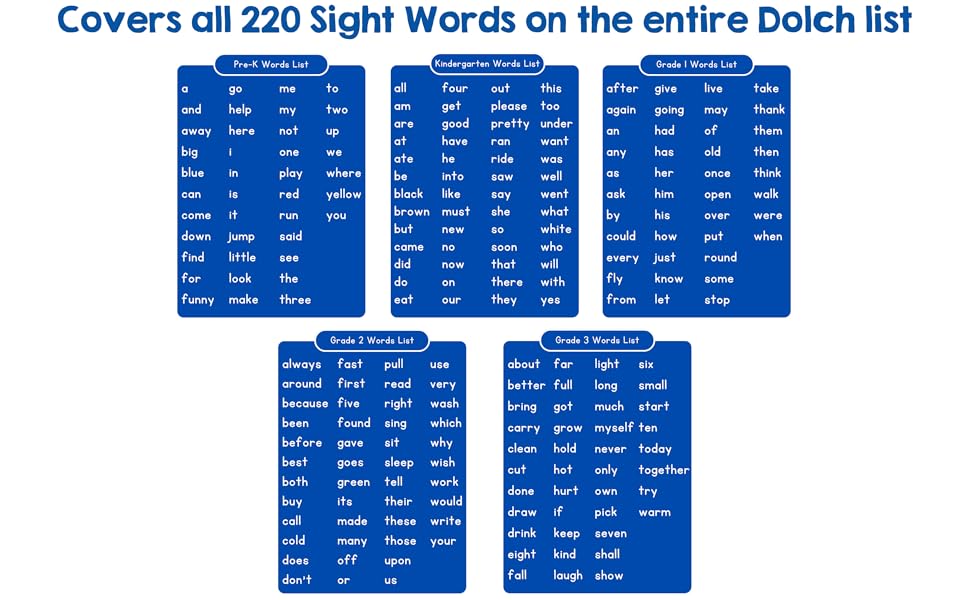 Amazon.com: LEARNING BUGS The Complete Sight Words Bingo Game Set ...