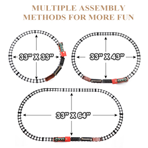 Amazon.com: Remote Control Train Set - Electric R/C Train Toy for Kids w/ Smokes,Lights & Sound ...