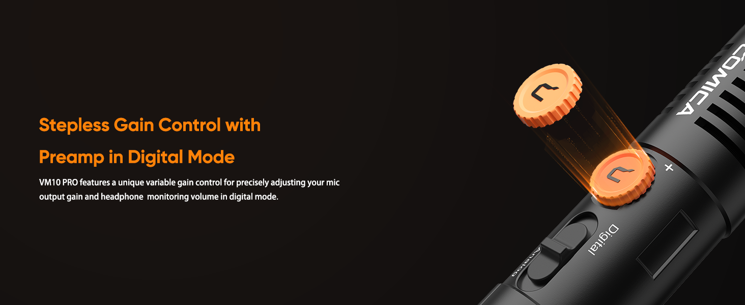 Amazon.com: COMICA VM10 PRO Universal Shotgun Microphone for iPhone ...