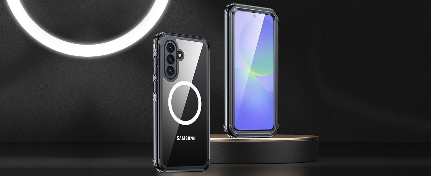 Miimall Magnetic Case for Samsung Galaxy A56/A36 5G, [HD Screen Protector] [Mag-Safe Compatible ...