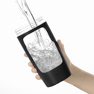 EQURA Elektrische Shaker-Flasche, 650 ml Mixer-Flaschen, hergestellt aus Tritan – BPA-frei ...