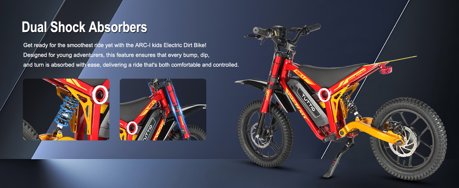 Amazon.com: Tuttio ARC-I 36V Electric Dirt Bike for Kids 8-14, 750W Electric Motorcycle for Kids ...