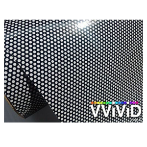 Amazon.com: VViViD One-Way Perforated Black Vinyl Privacy Window Film Adhesive Glass Wrap Roll ...