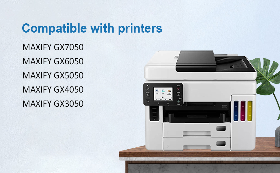 SHUOLEI GI-56 GI56 Inktcartridge, compatibel met Canon GI56, GI-56, inktpatroon, multipack ...