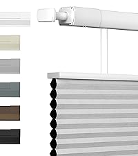 Amazon.com: HOTSOON No Drill No Tools Blackout Cellular Shades Top Down Bottom Up Cordless ...