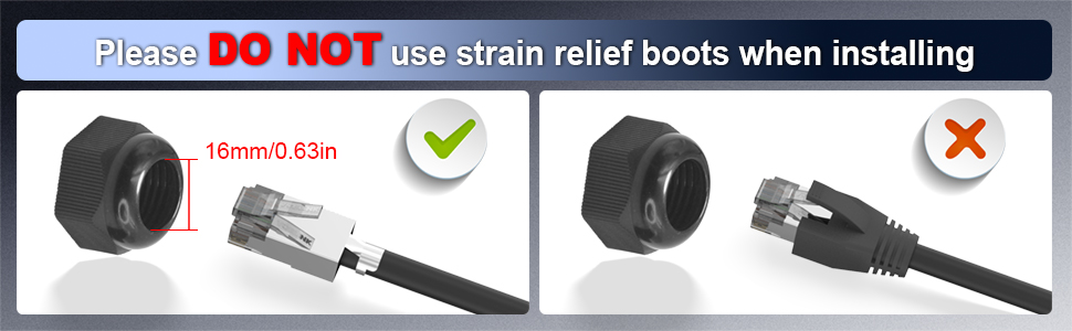 Amazon.com: VCELINK IP68 Waterproof RJ45 Connector Shielded, Cat6/Cat5E/Cat5 Ethernet Coupler ...