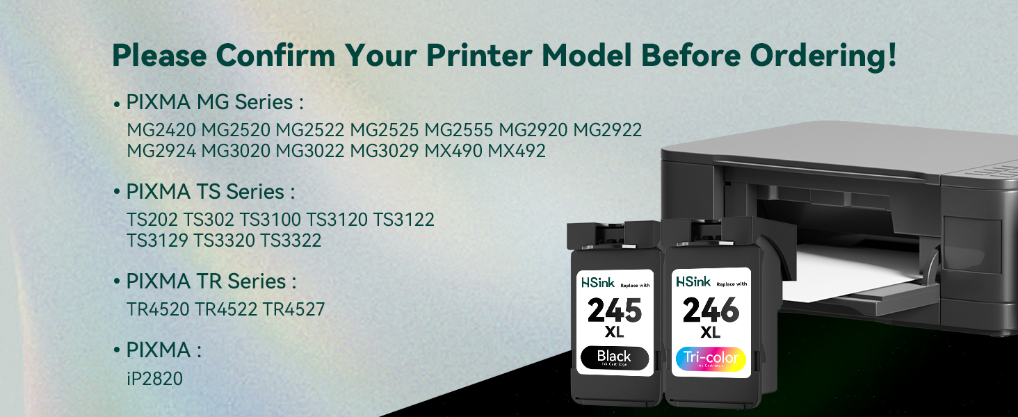 Amazon.com: 245XL 246XL Ink Cartridge Combo Pack Replacement for Canon PG-245XL CL-246XL 245 246 ...