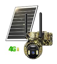 Amazon.com : LIWAN 4G LTE Cellular Solar Security Camera Wireless, Solar Powered, No WiFi ...