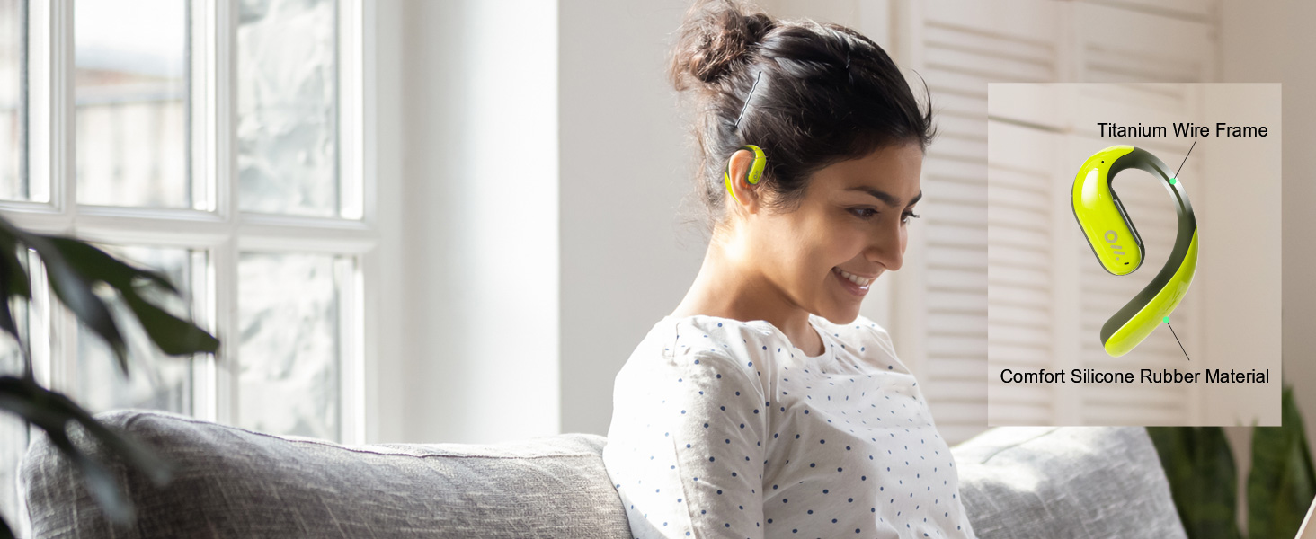 Oladance OWS Pro Open Ear Bluetooth Headphones with Multipoint ...